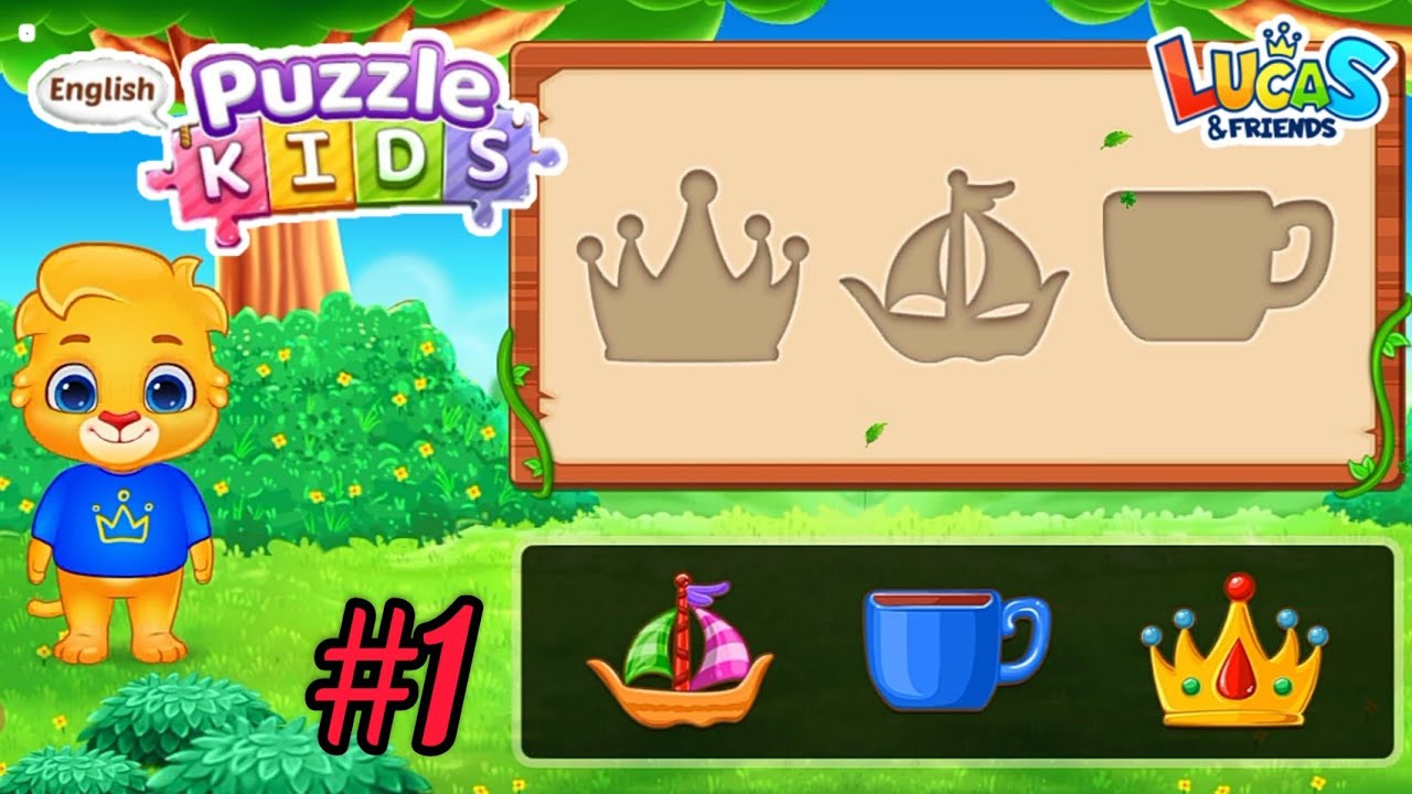 Puzzle Kids : Lucas & Friends Part 1 #puzzle #gaming #kids - YouTube