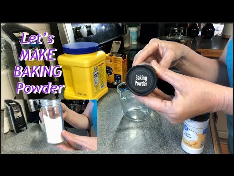 How To Make Homemade Baking Powder-Baking Essential - YouTube