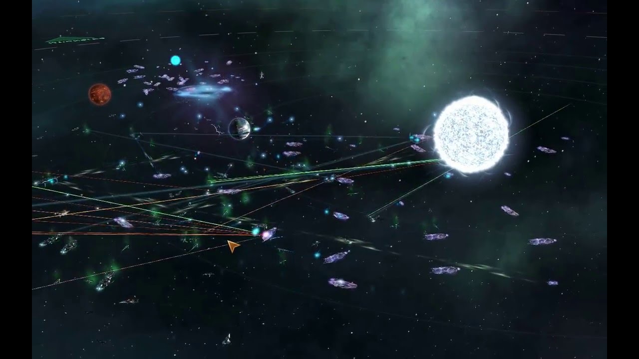 Stellaris: Unbidden Portal Battle - YouTube