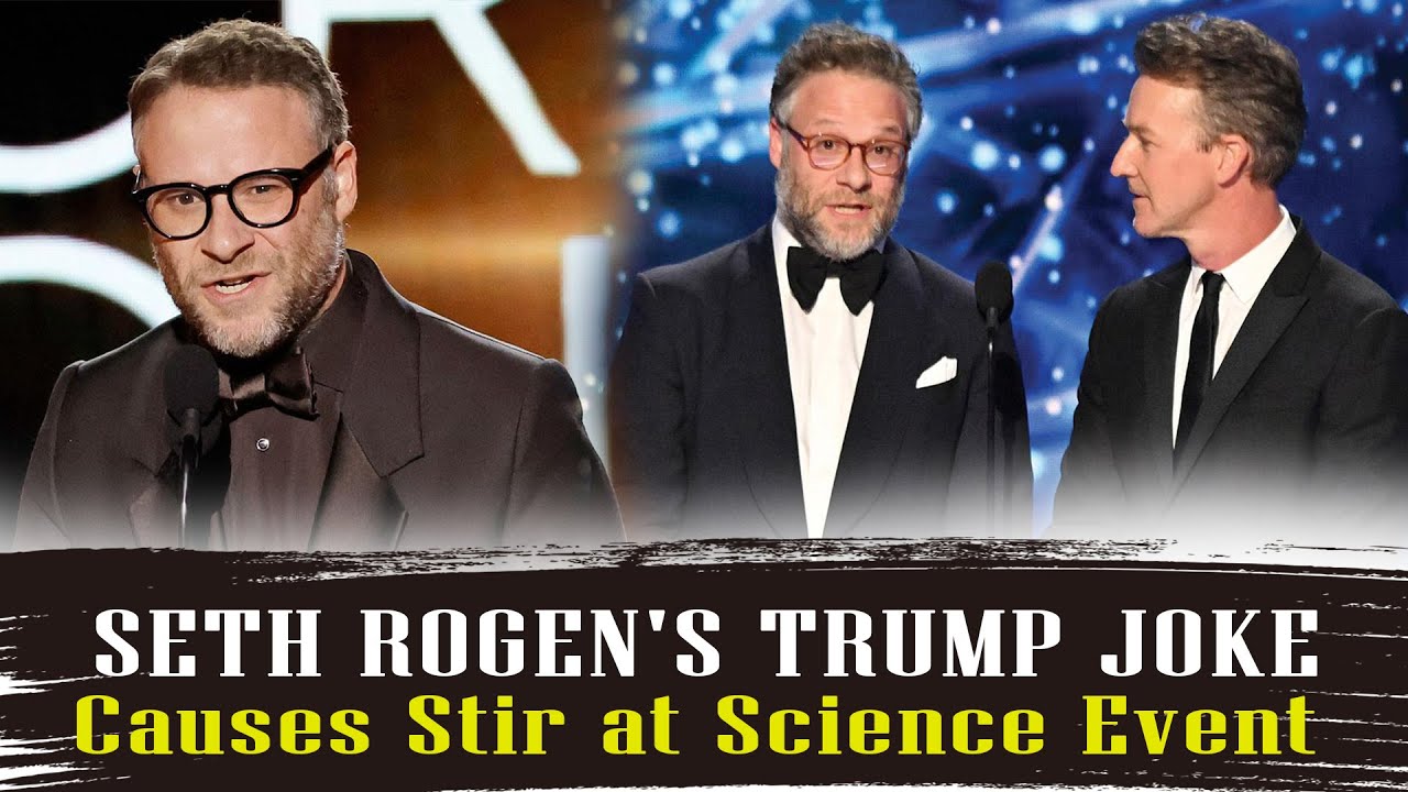 Seth Rogen's Trump Joke Causes Stir at Science Prize Event - YouTube