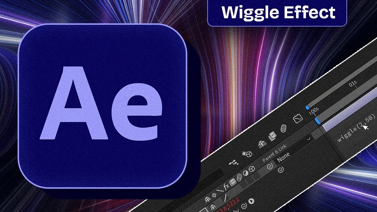 How to make wiggle effect in after effect #aftereffects - YouTube