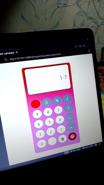 Js Calculator Project ️ Power Of Css And Js ️ Coding Jsproject Trending Shorts Youtube