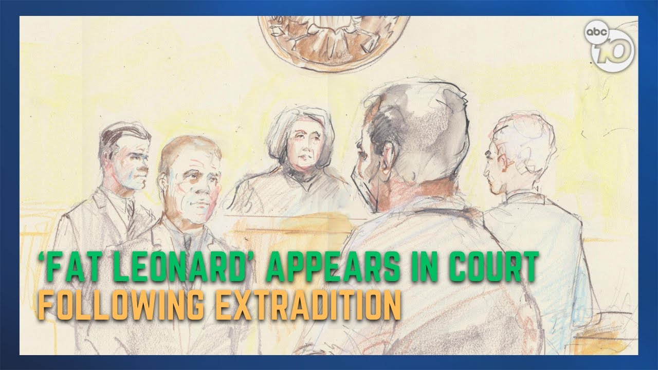 'Fat Leonard' makes court appearance in San Diego following extradition ...