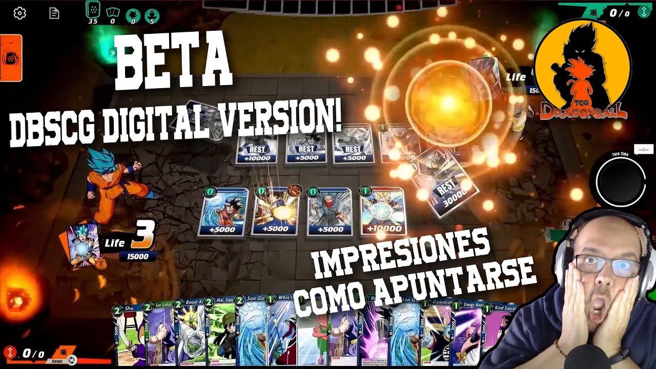 BETA DRAGON BALL SUPER CARD GAME DIGITAL VERSION!! TODOS LOS DETALLES Y ...