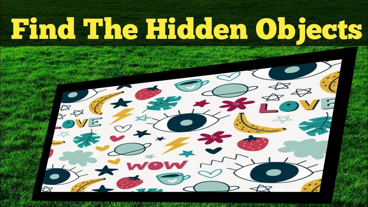 Find The Hidden Objects. Picture Puzzle. Picture Riddles. #picture ...