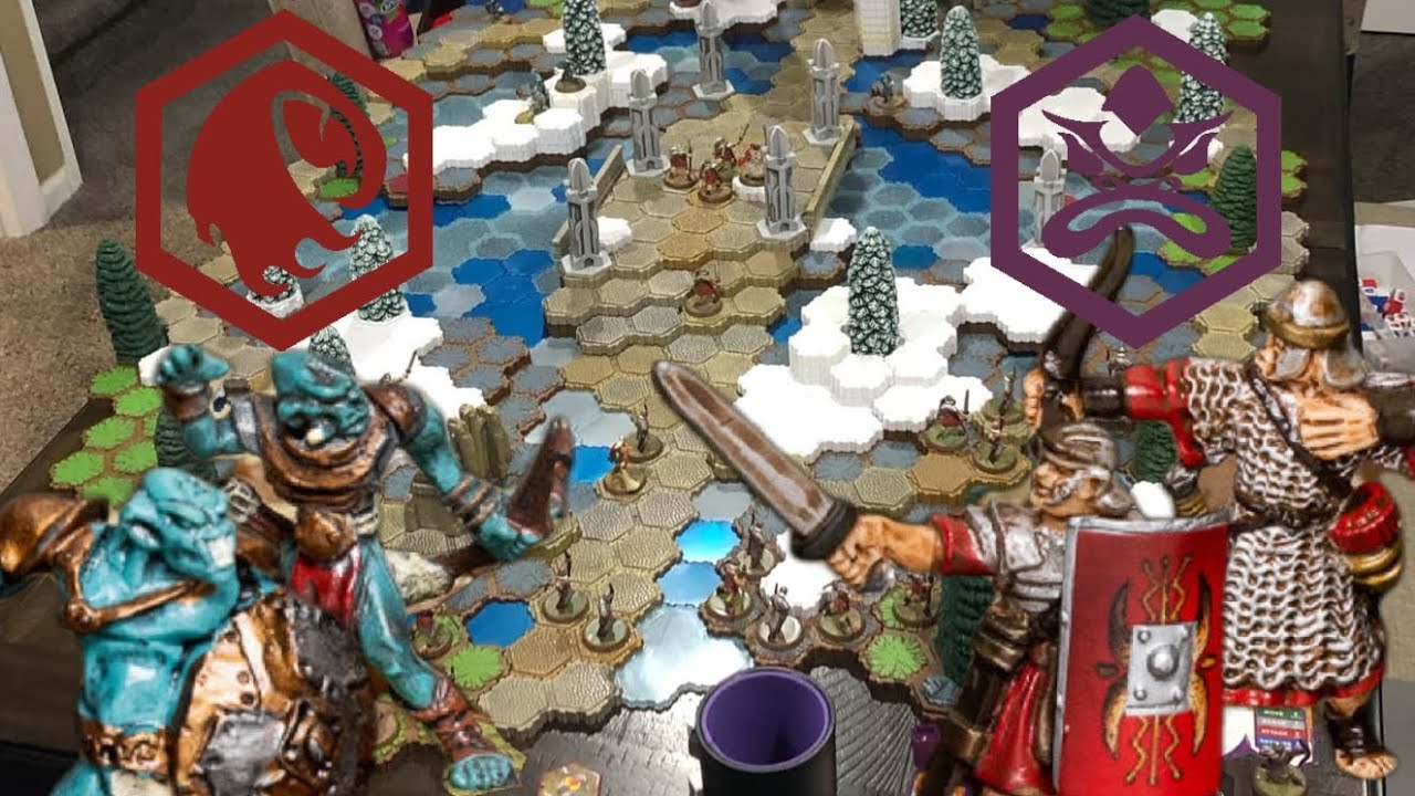 Heroscape Common Clash XL #3 - Arrow Gruts & Blade Gruts versus Roman ...