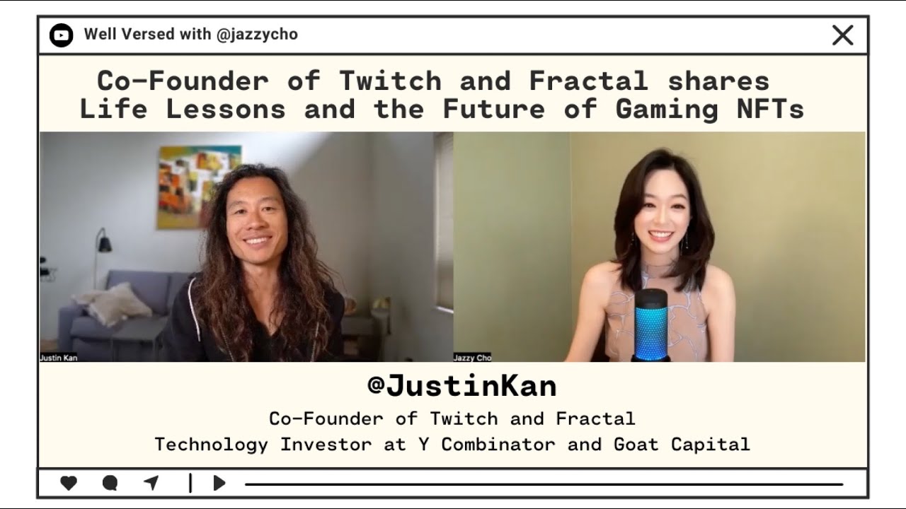 Justin Kan | Life Lessons and the Future of Gaming NFTs with Co-Founder ...