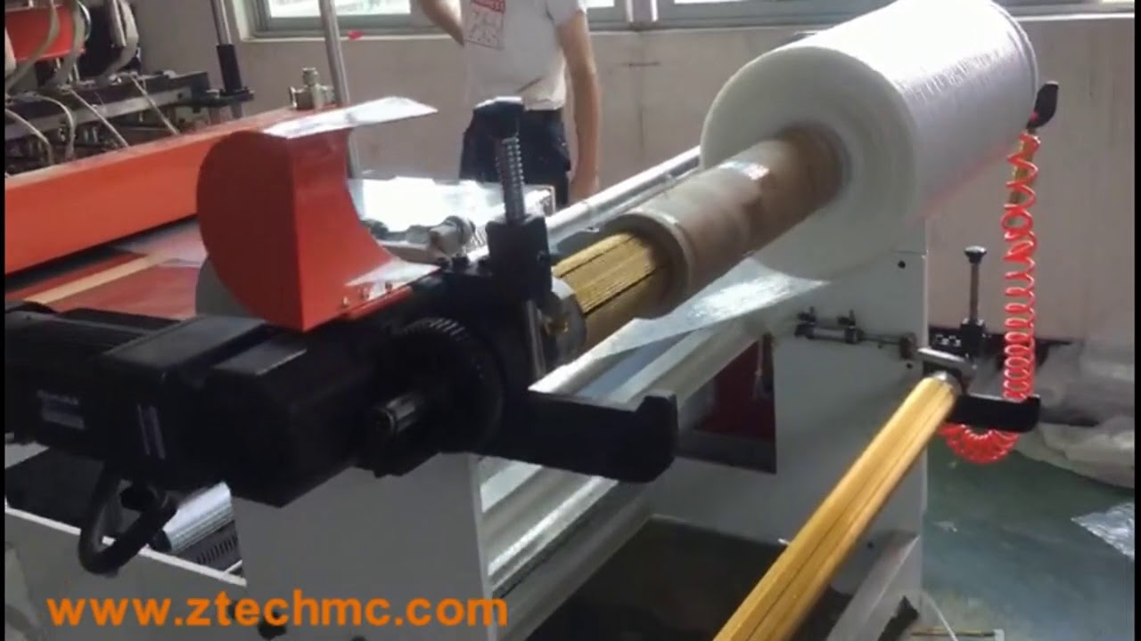 Air Column Film Air Tube Bag Making Machine 1 - YouTube
