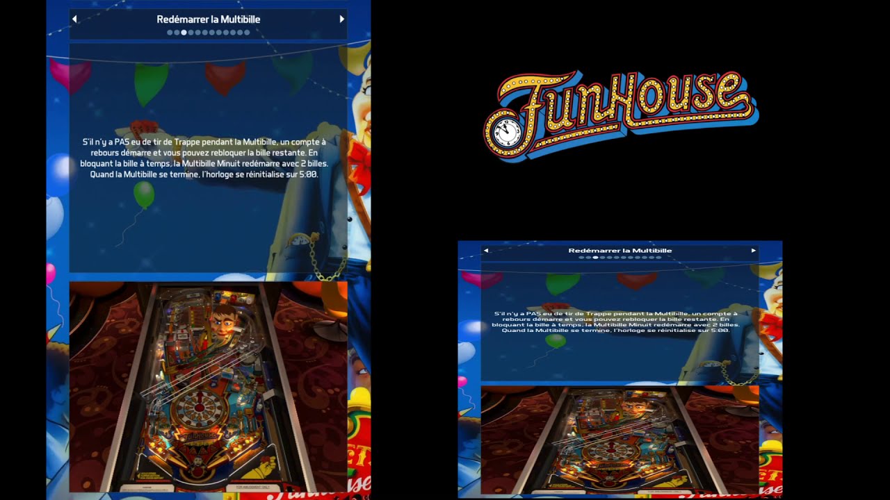 Gameplay et Instruction cards - WMS - Funhouse (Williams Vol6) - YouTube
