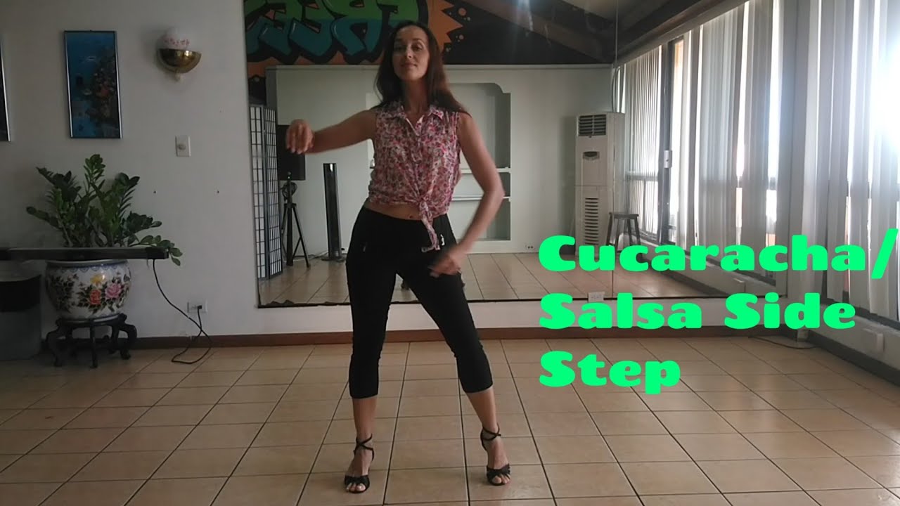 Cucaracha / Salsa Side Step for beginners #salsatutorial - YouTube