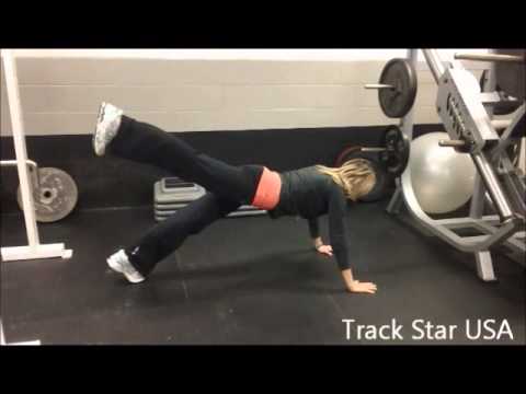 Prone Hand Stand Single Leg Raise Exercise - Track Star USA - YouTube