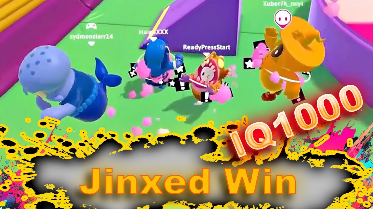 Crazy Jinxed Fall Guys Match Gameplay - Squad team up with my Stream ...