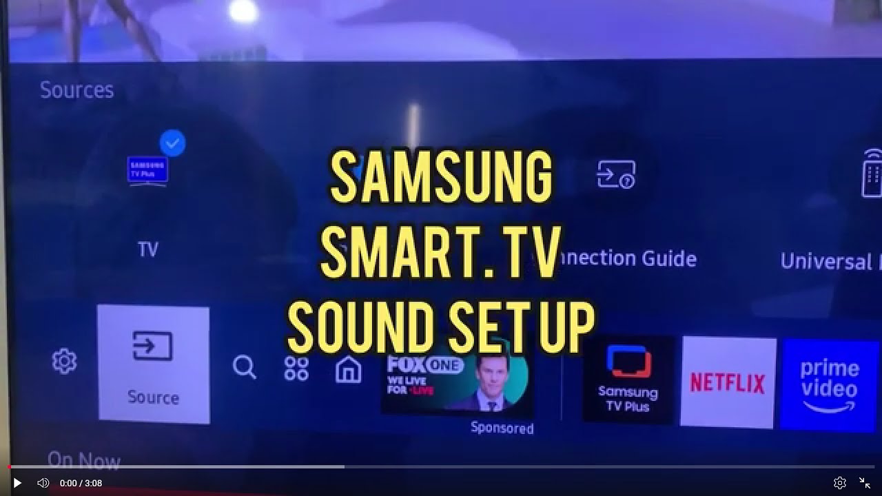 SAMSUNG SMART TV SOUND SET UP - SOUND SETTINGS - Step by Step Guide ...