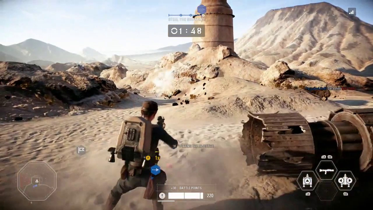 STAR WARS BATTLEFRONT 2 (2017): Extraction on Tatooine Gameplay - YouTube