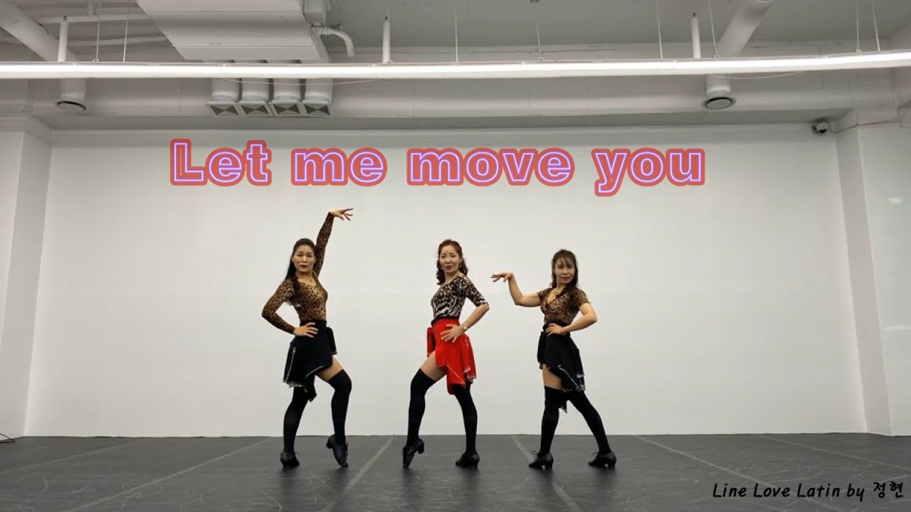 Let me move you Line Dance & Demo - YouTube