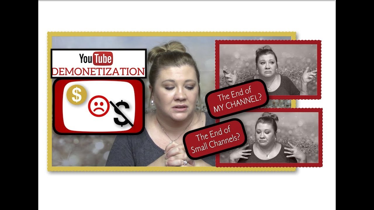 🔴 YouTube Demonetization WHY The End of Small Channels +My Channel # ...
