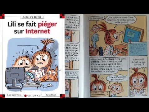 Petit moment de lecture avec Lili se fait piéger sur Internet 💻 - YouTube