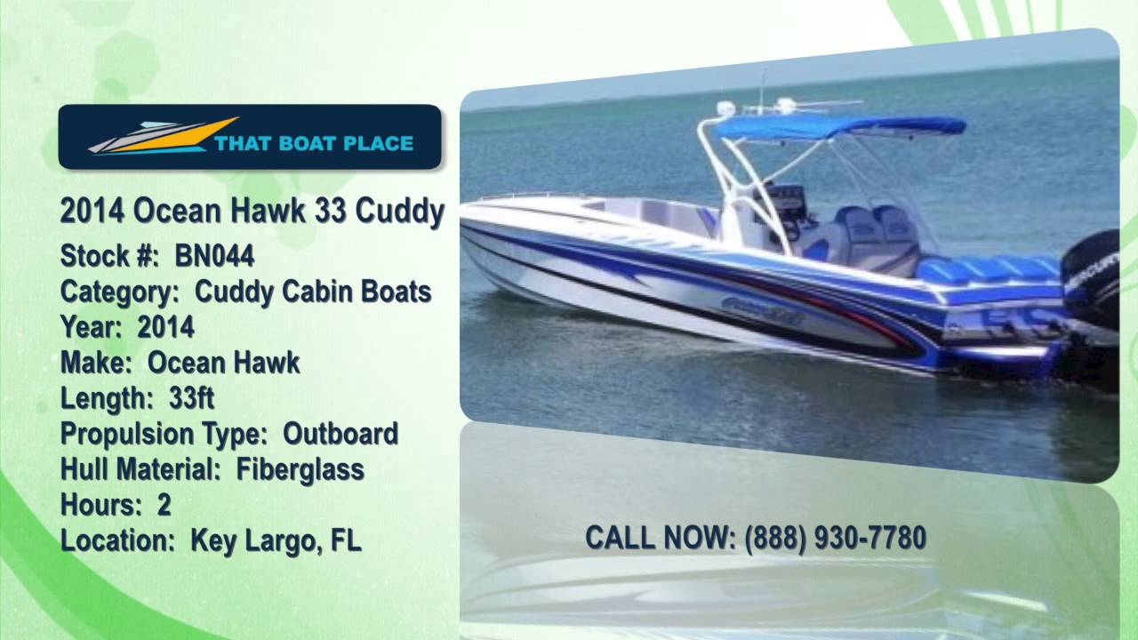 2014 Ocean Hawk 33 Cuddy - YouTube