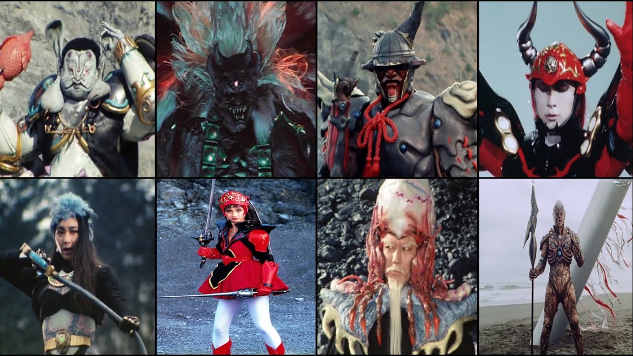 All Turboranger Monsters/Villains - YouTube