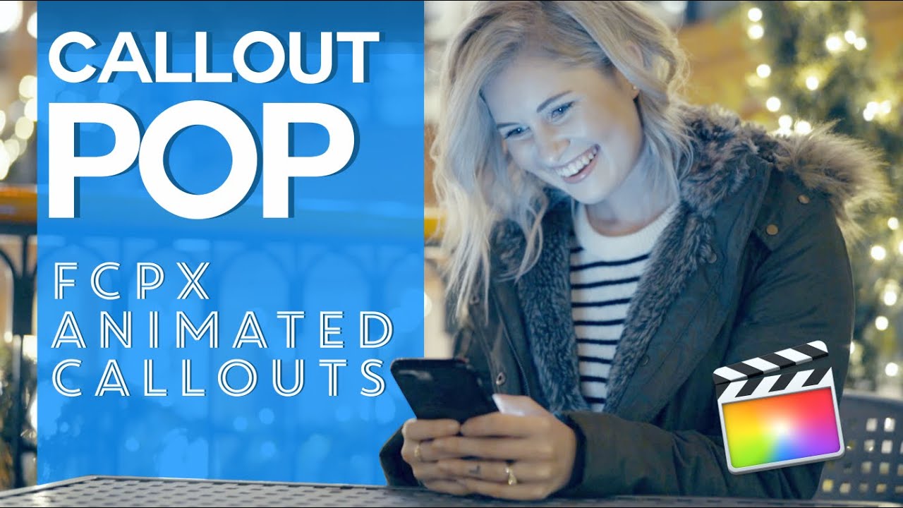 Callout Pop - 30 Final Cut Pro X Callout Templates - YouTube