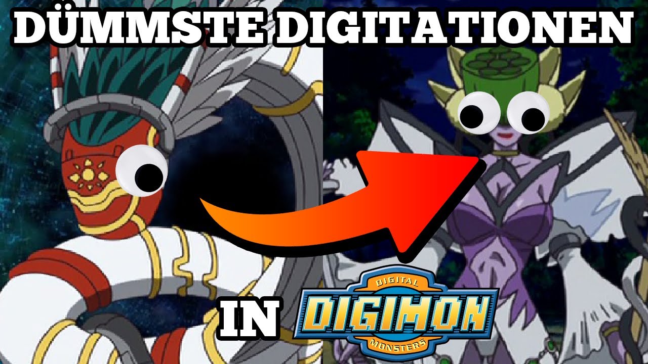Die dümmsten Digitationen in Digimon! | Teil 4 - YouTube