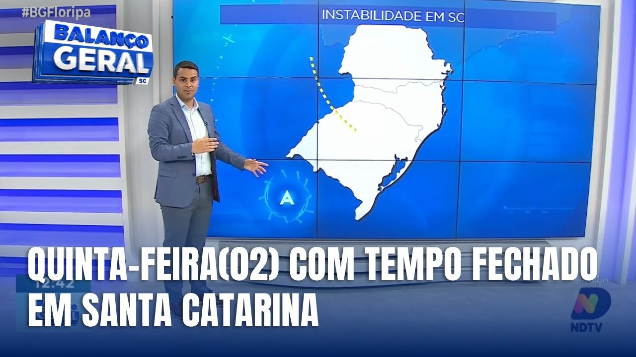 Central do Tempo - Quinta-feira(02) será de tempo fechado e ...