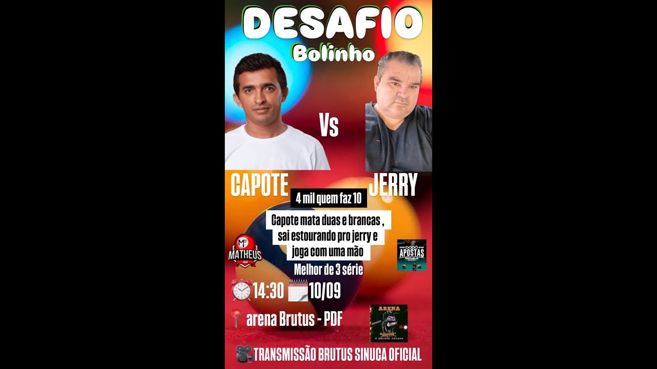 Jerry x capote. capote saí estourando mata 2 joga com 1 mão 4 K quem ...
