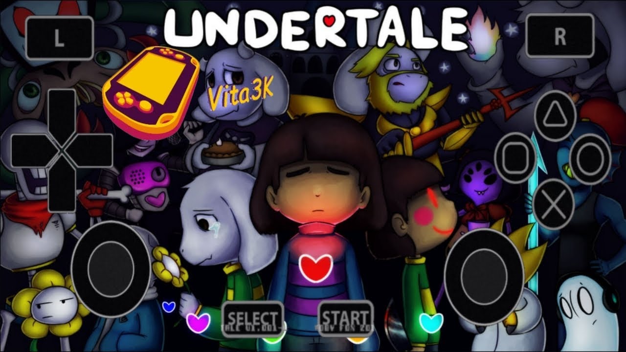 Gameplay UNDERTALE 100Mb - Vita3k Android - YouTube