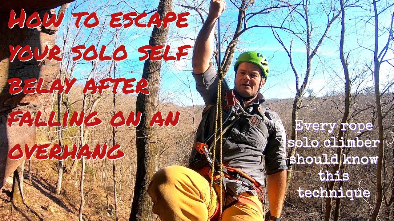 How to transition to a descent after falling while rope solo climbing ...