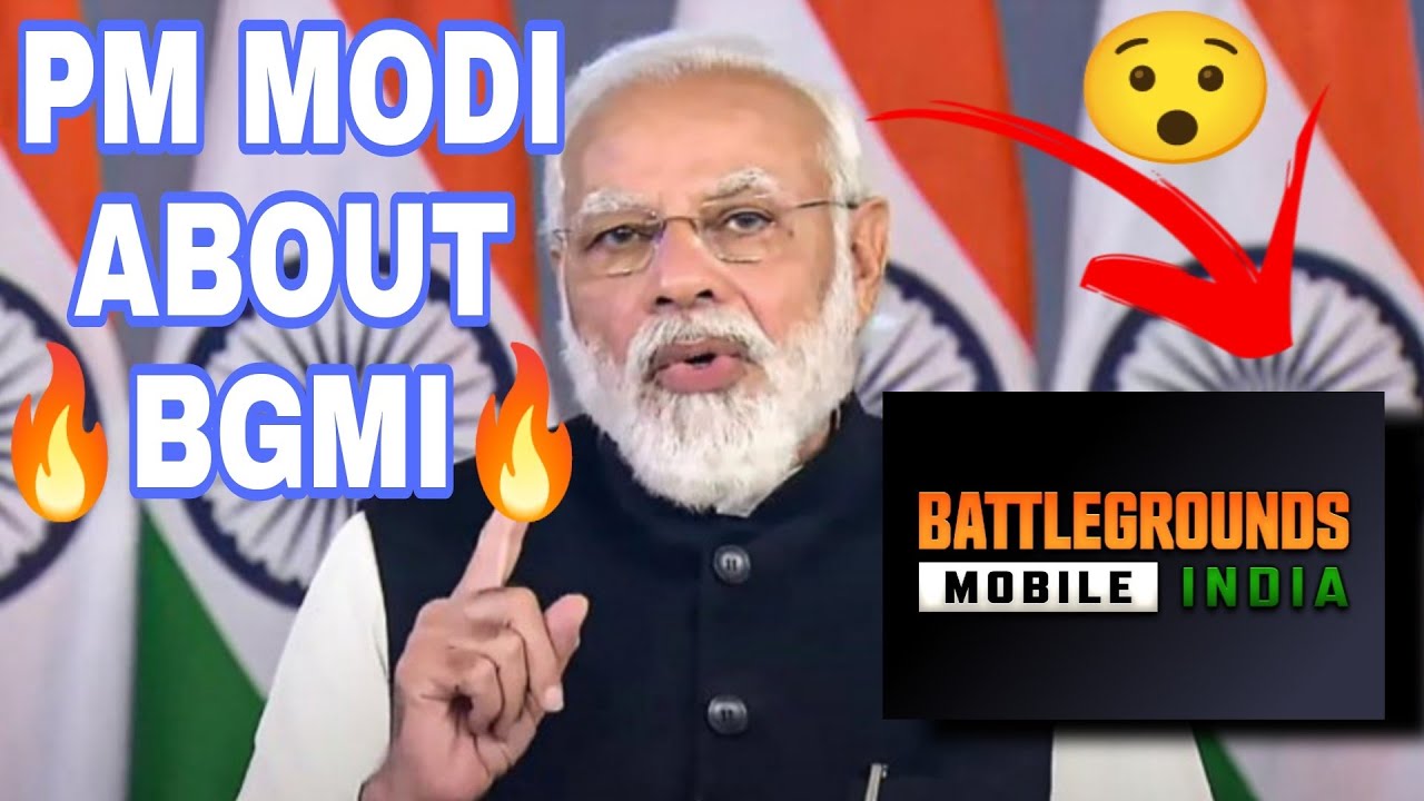 PM Modi about BGMI 🔥| Modi plans for Indian gaming community | Gvt ...
