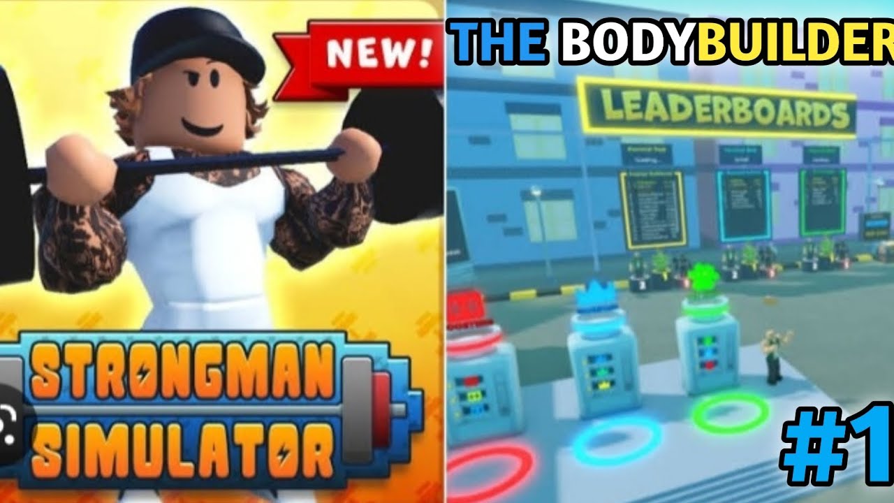 I AM THE BODYBUILDER || STRONGMAN SIMULATOR || ROBLOX #1 - YouTube