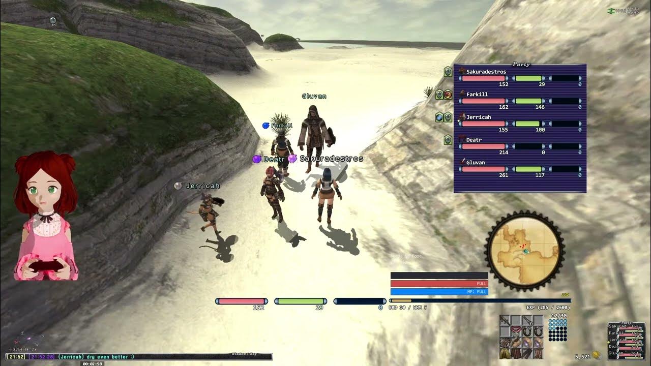 FFXI Livestream! Adventuring with Sakura! 2-27-25 (After restart PC) 🌸FF11 ライブ配信！桜と一緒に冒険だよ～！(*≧ ...