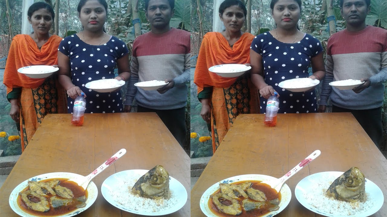 Funny Big Fish Curry Challenge - YouTube