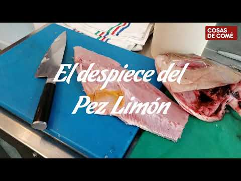 Qué es y cómo se despieza el pez limón, serviola, medregal, lechilla o ...