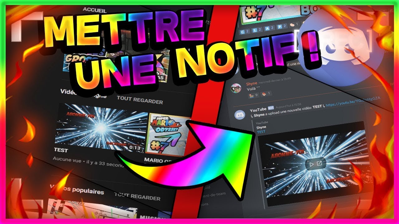 COMMENT FAIRE UNE NOTIF YT SUR DISCORD ! - YouTube