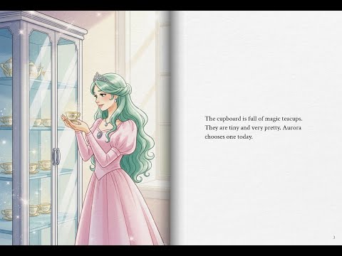 Princess Aurora's Magic Tea☕️✨️💚 오로라 공주의 마법의 차
