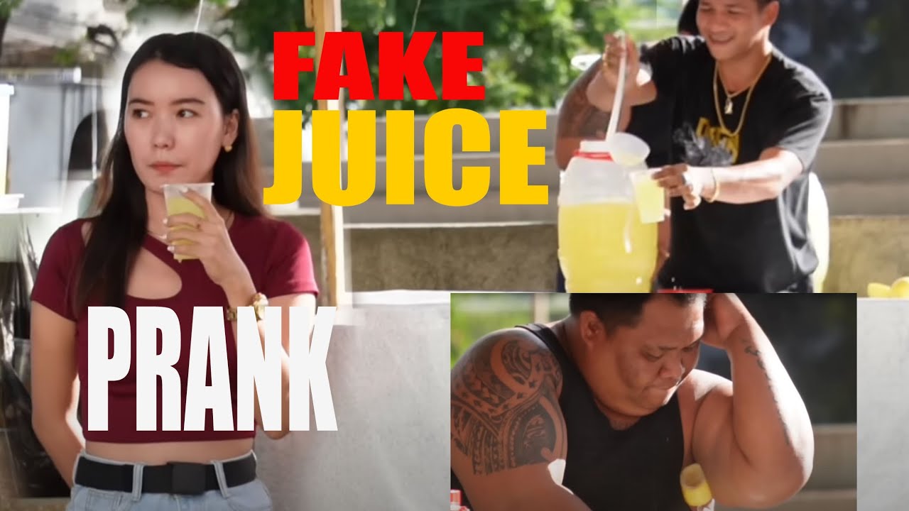 FAKE JUICE "PUBLIC PRANK" | SUBRANG ASIM DAW - YouTube