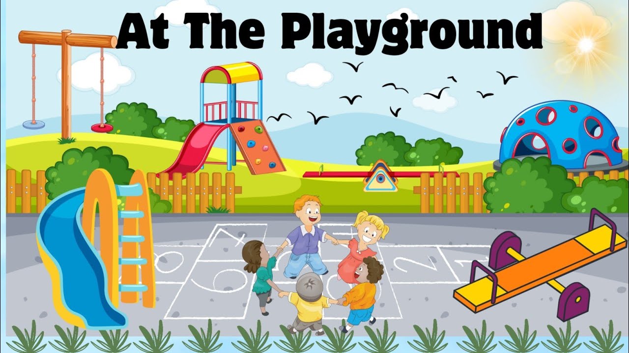At the Playground|Games for kids|kids learning|Esl|esl games - YouTube