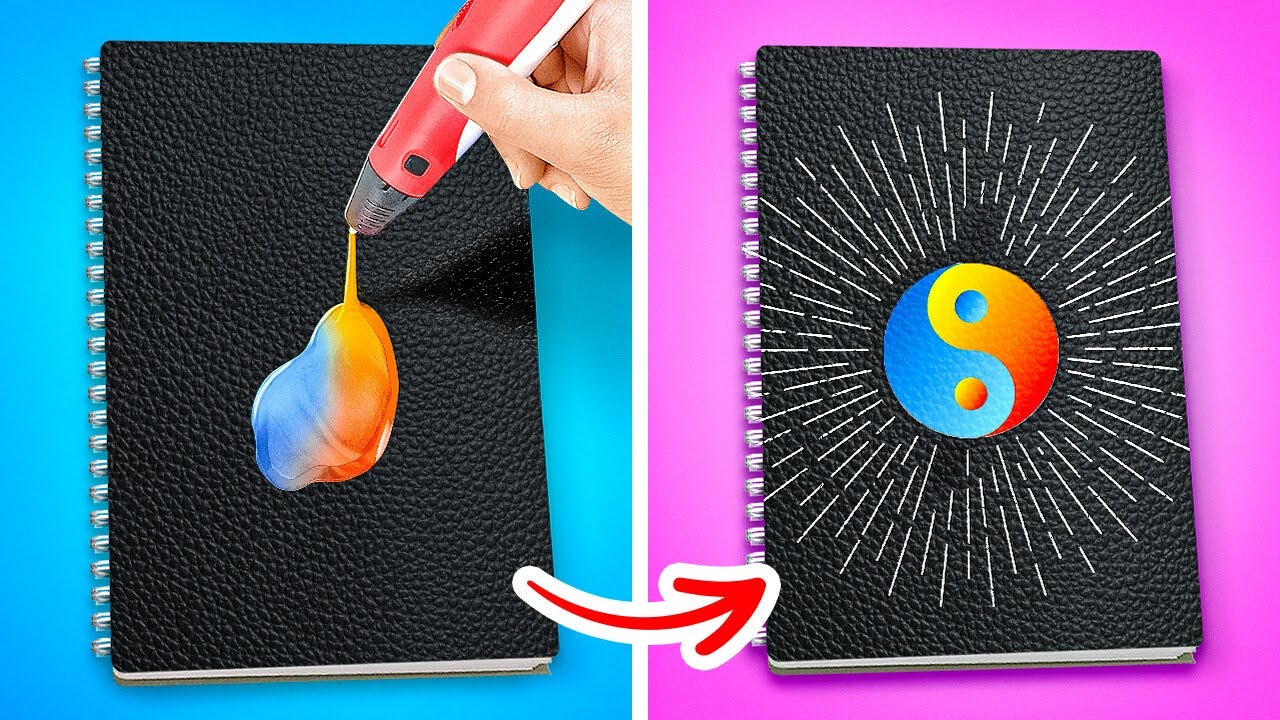 Make Your Own School Essentials And Supplies - YouTube