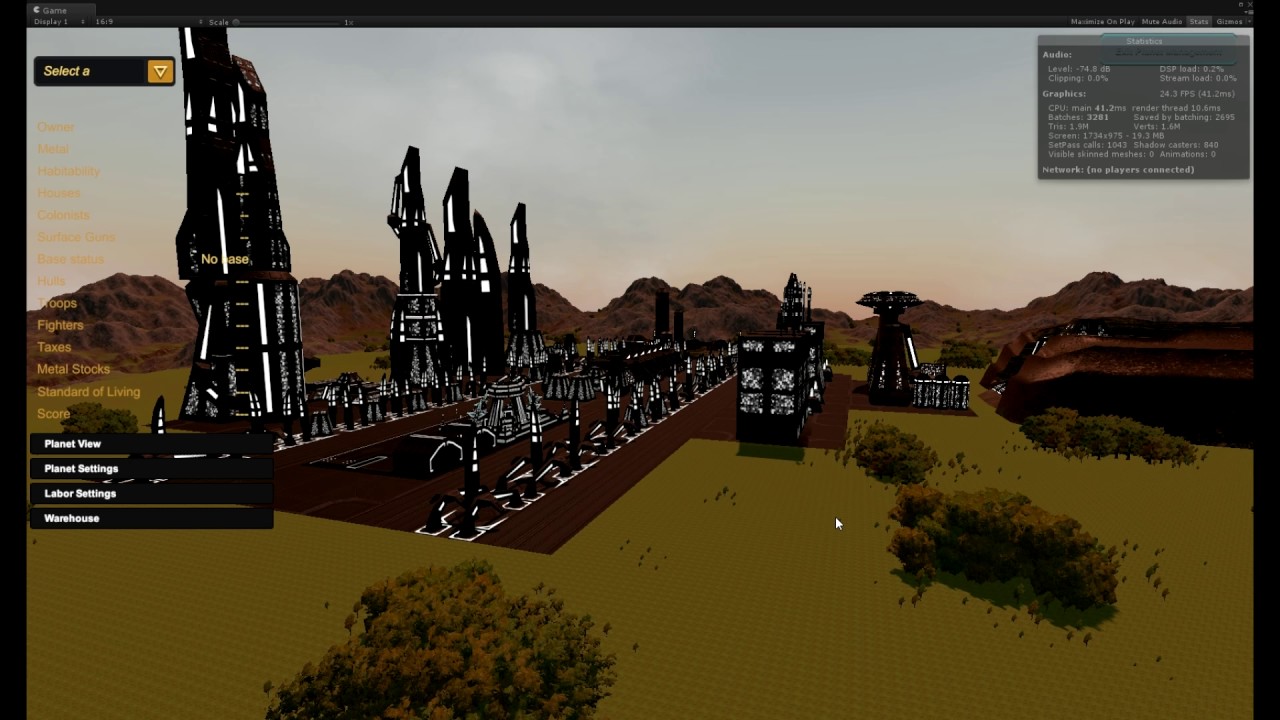 MegaWars Resized city, added trees and rebuild the sky system - YouTube