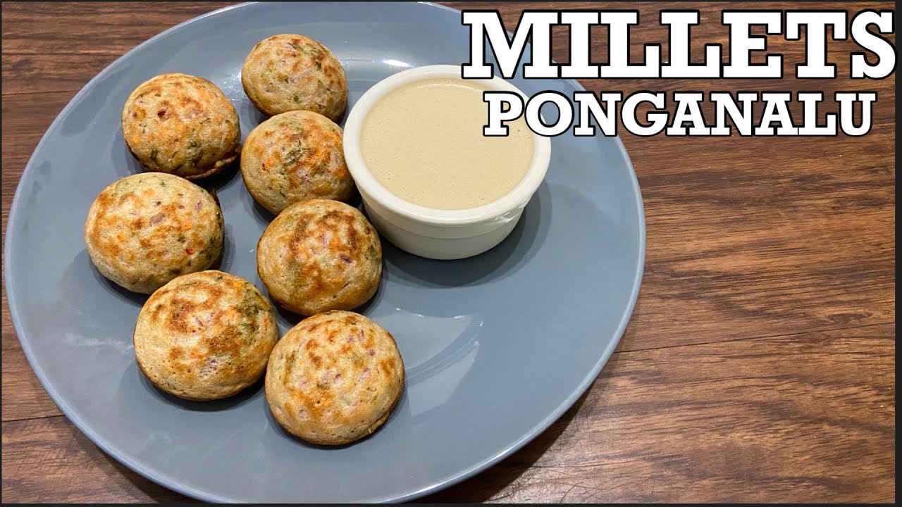 Millets Ponganalu Recipe | Millets Paniyaram| Millets Gunta Ponganalu ...