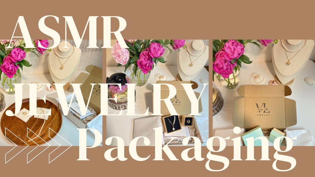 ASMR Jewelry Packaging - YouTube