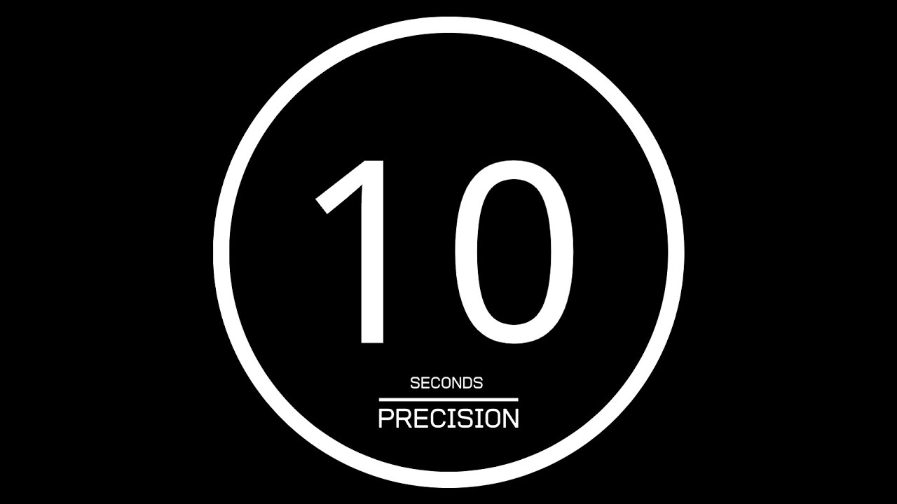 10 Seconds Generic Timer (Dark Mode with sound) 📣 10秒鐘倒數計時 (鬧鐘聲) - YouTube