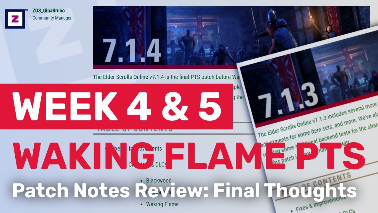 Waking Flame DLC Is Coming - Final Thoughts (Week 4 & 5 Patch Notes ...