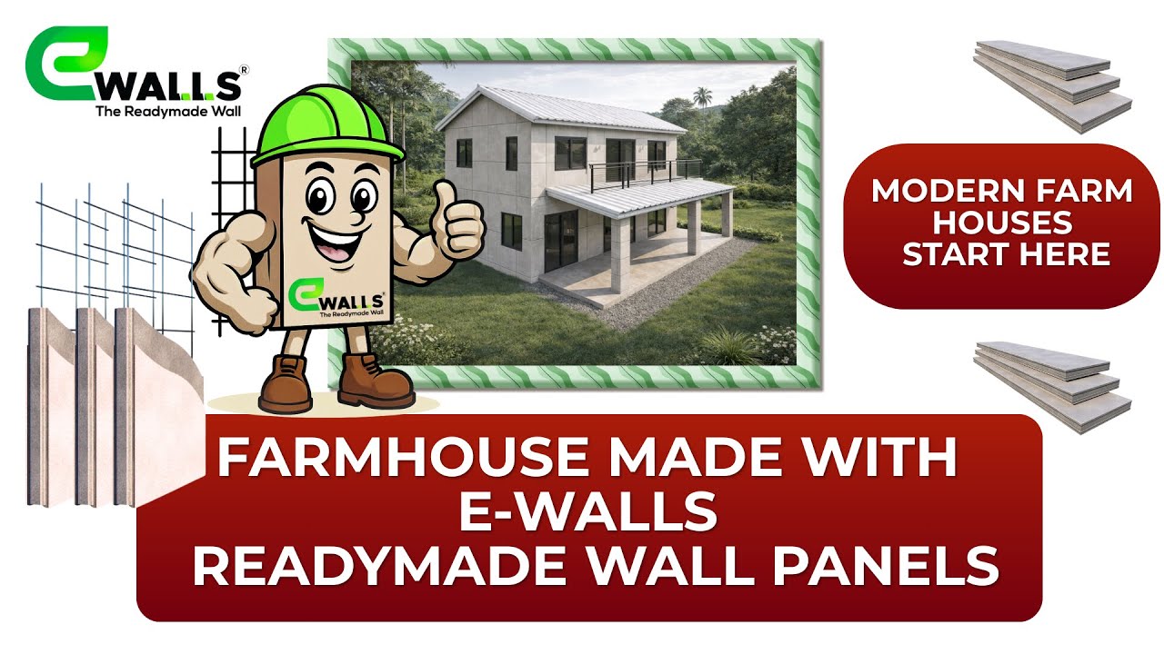“Smart Construction: Farmhouse Made with E-Walls & Steel Structure – No ...