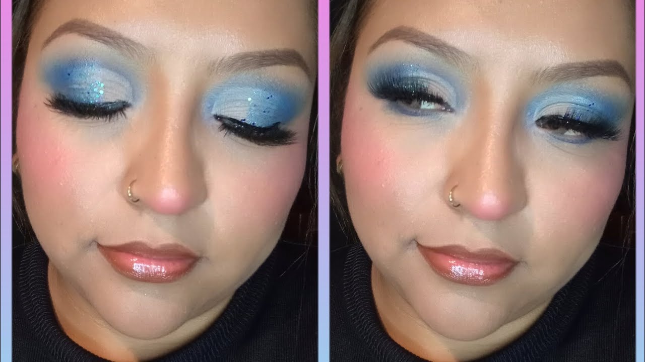 Maquillaje Azul 💙 (tutorial) SUSCRÍBETE A MI CANAL - YouTube