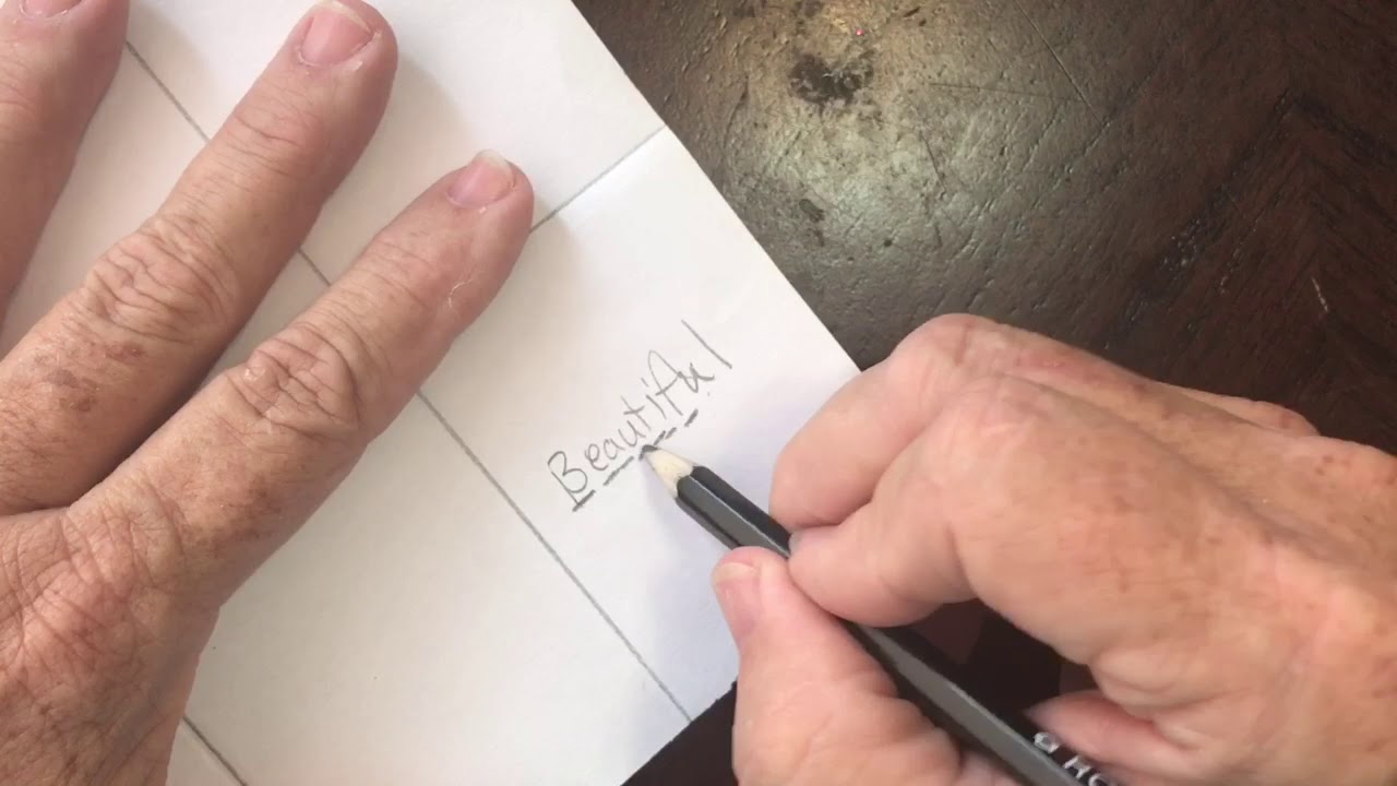 Art for Beginners Block Letters - YouTube