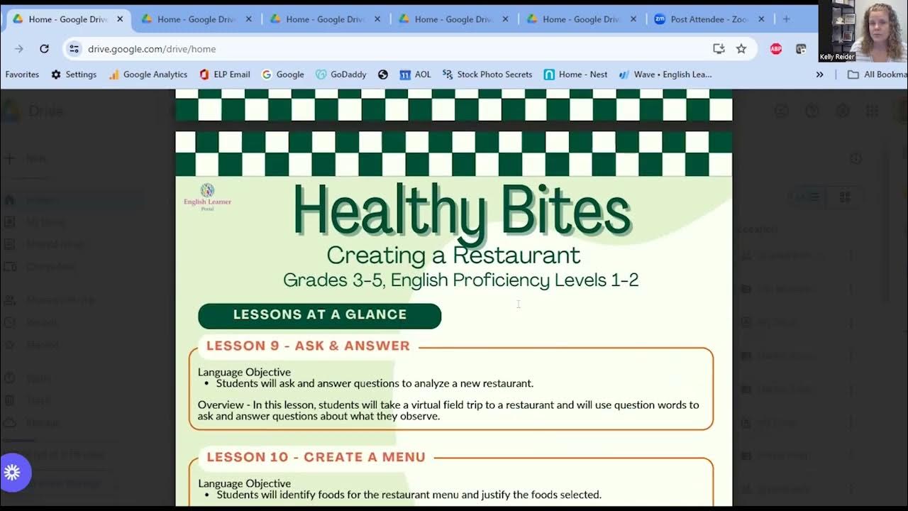 Healthy Bites Bundle Overview -Newcomer English Learner Curriculum ...