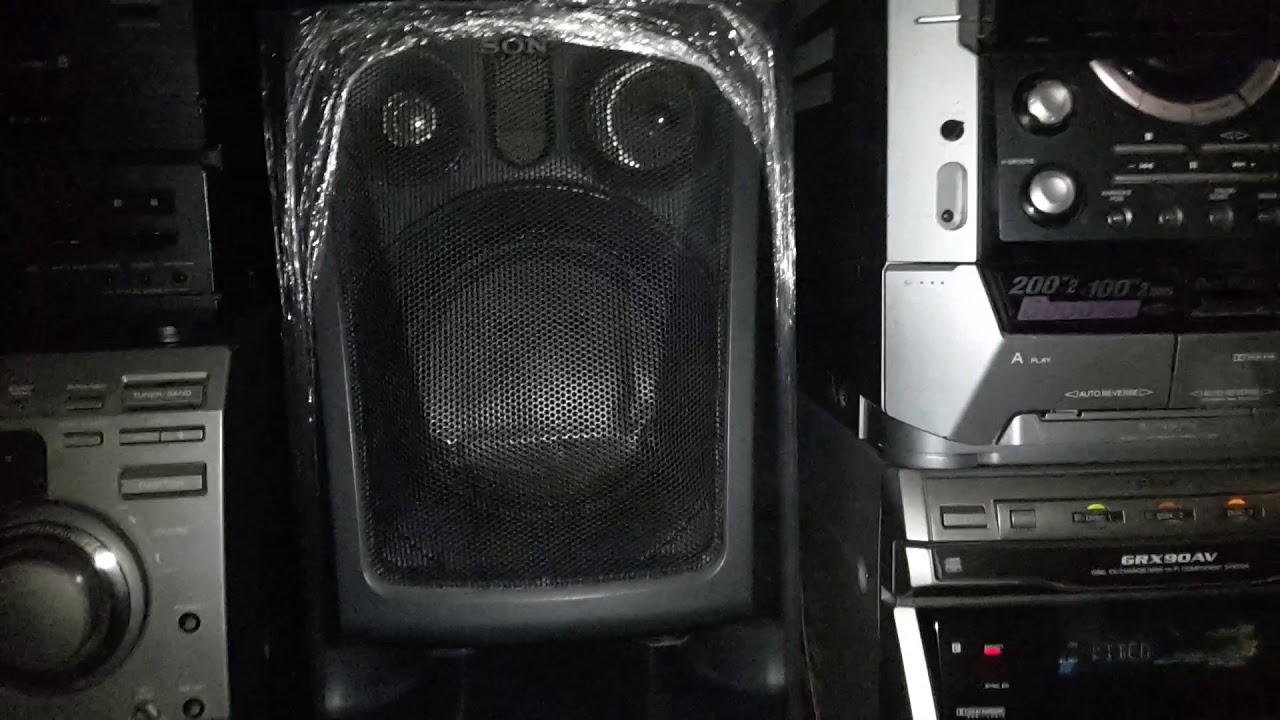 Sony grx90av con bocinas Xb66 - YouTube