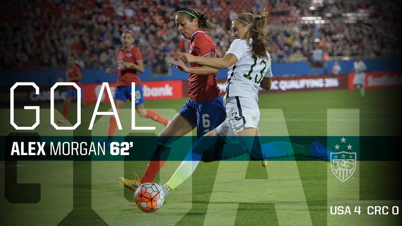 WNT vs. Costa Rica: Alex Morgan Second Goal - Feb. 10, 2016 - YouTube